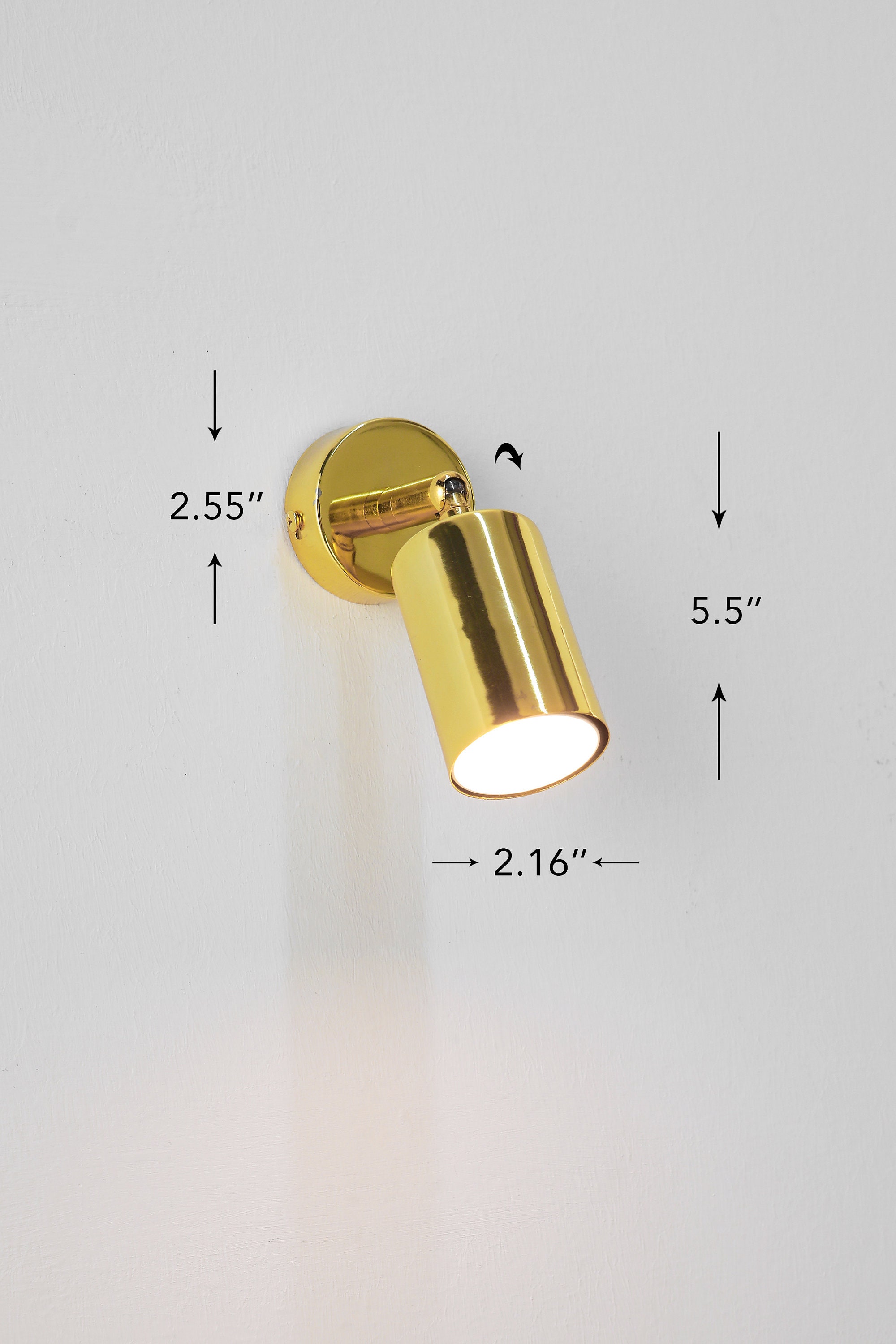 ROTATABLE Spotlight MODERN Lighting Minimalist Ceiling Spot - Etsy