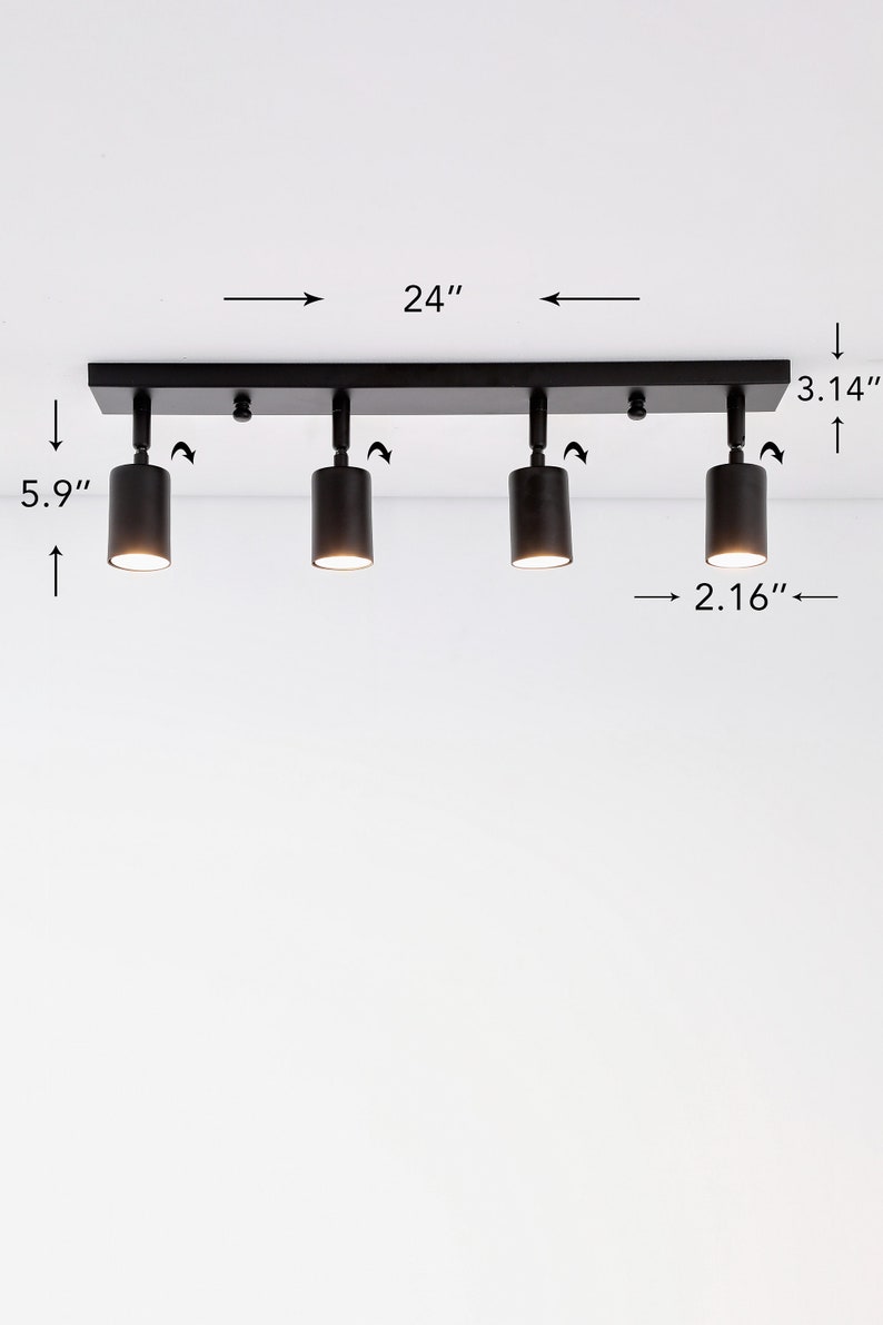 ROTATABLE Spotlight MODERN Lighting Minimalist Ceiling Spot - Etsy