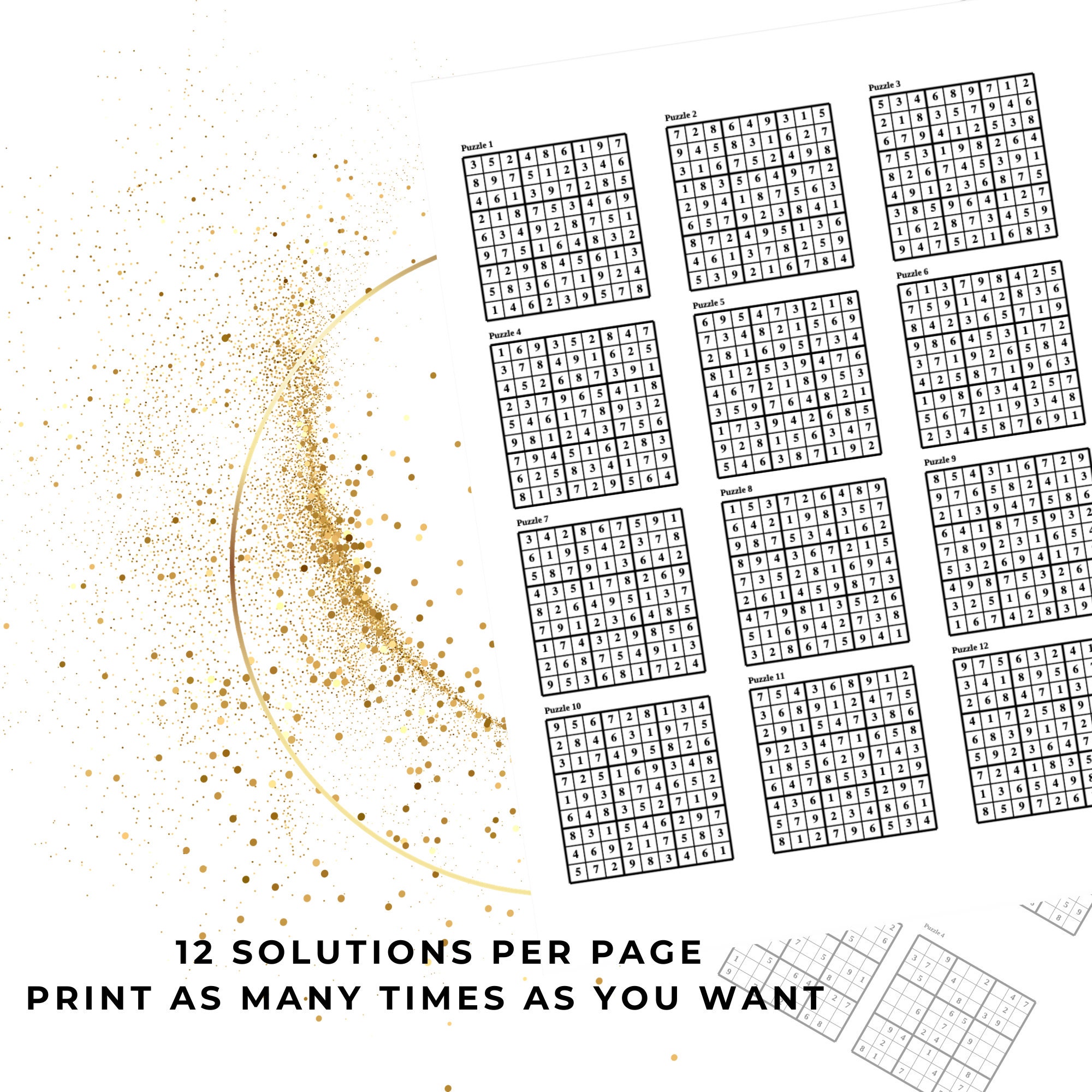 50 Printable VERY HARD 9x9 Sudoku Puzzles Sudoku Puzzles Very Hard ...