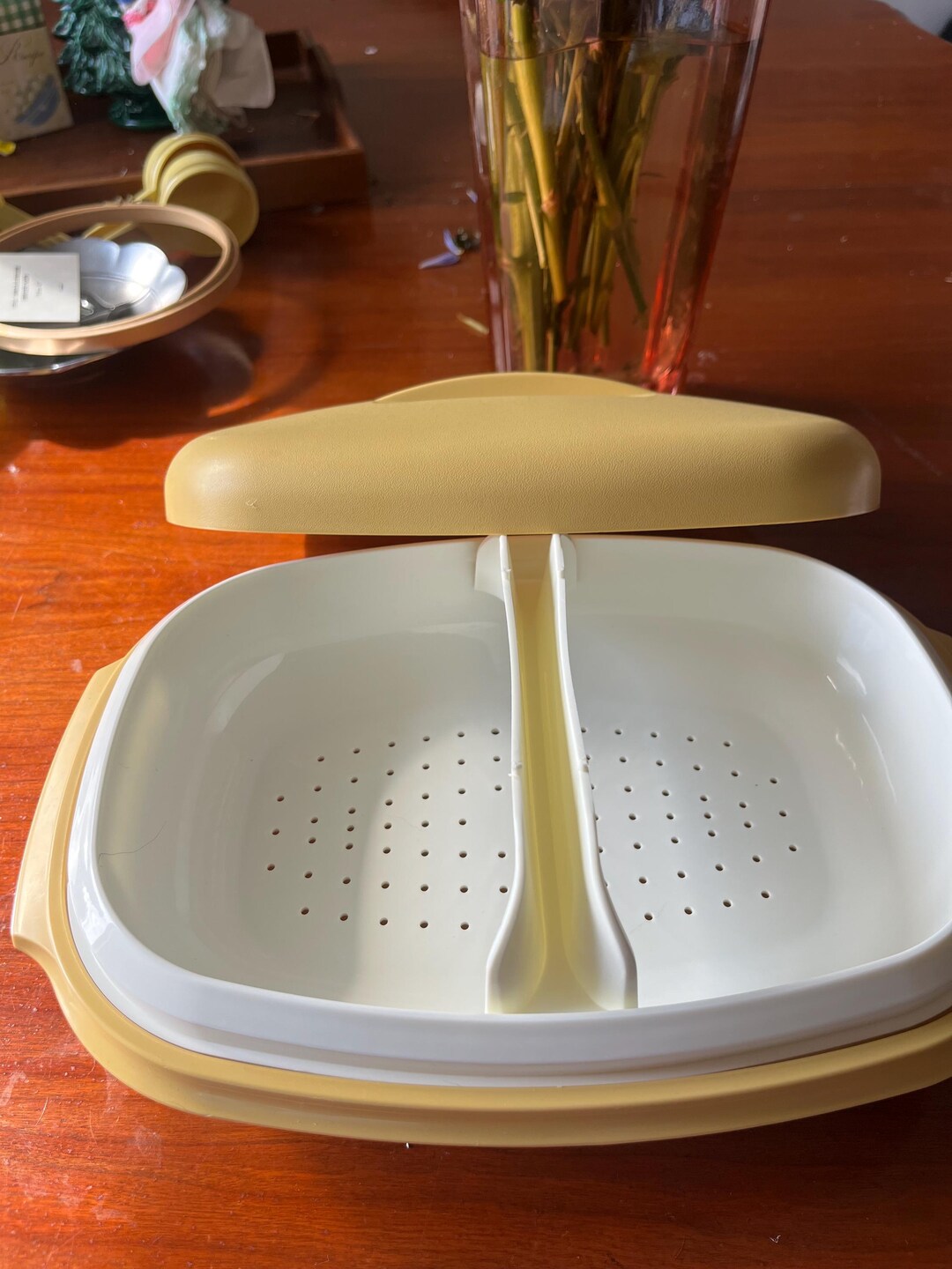 Vintage Tupperware Vegetable Steamer - Etsy