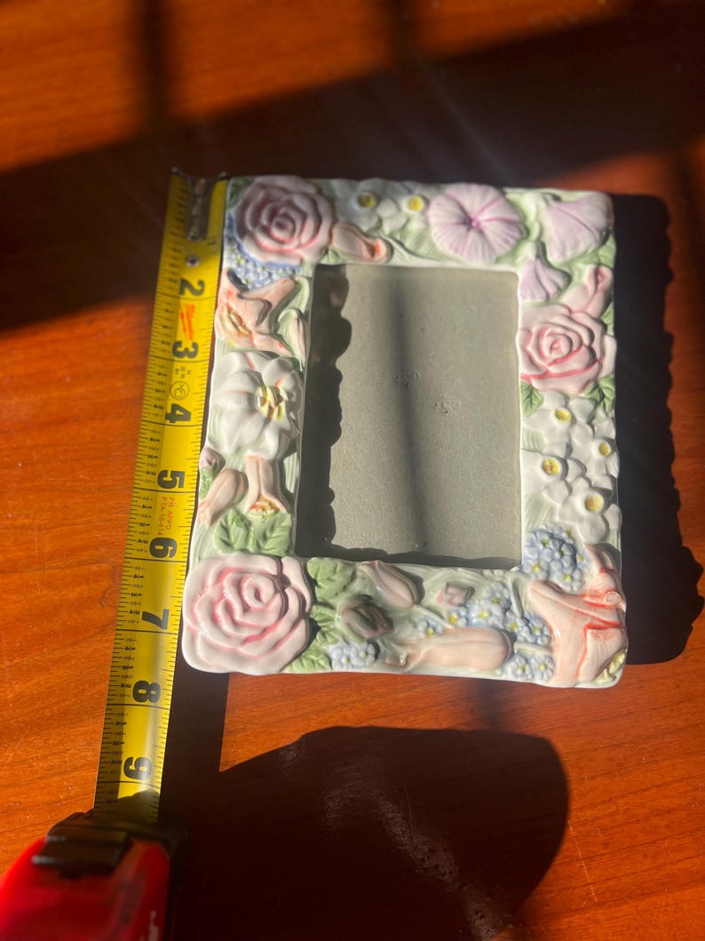 Porcelain Flower Picture Frame - Etsy
