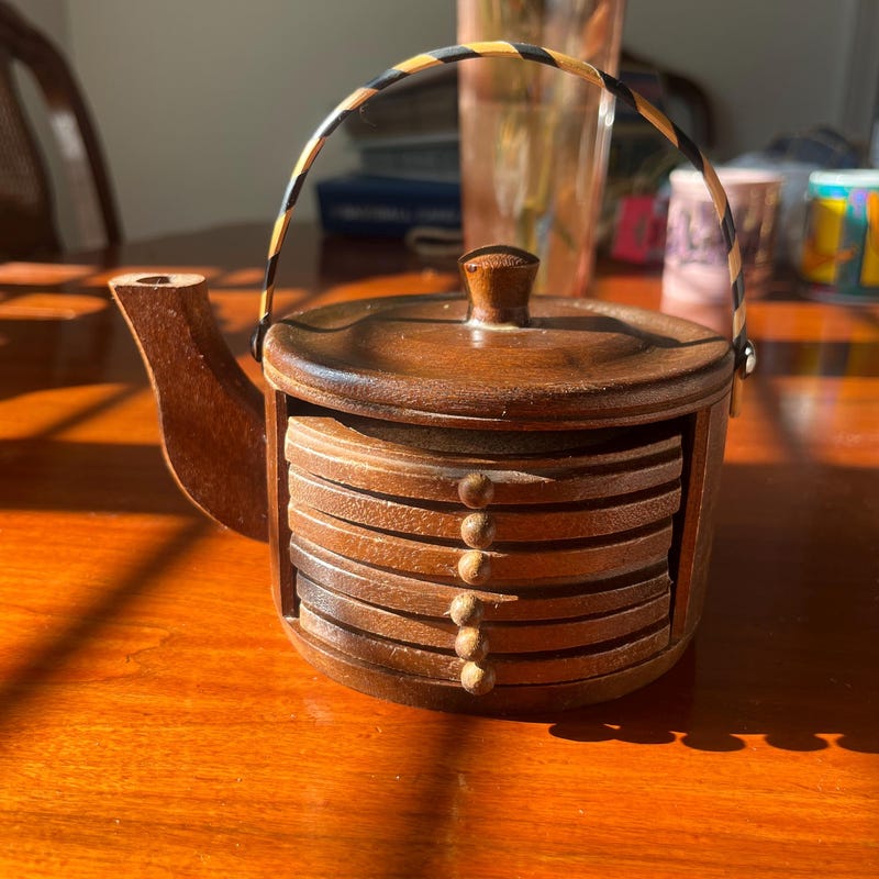 Wooden Teapot - Etsy