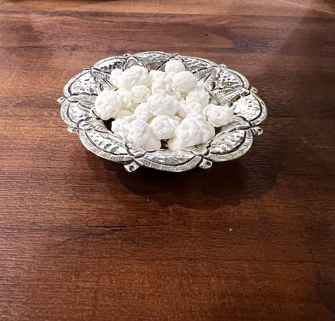 Mini Pooja Plate Pure 92.5 Silver - Etsy