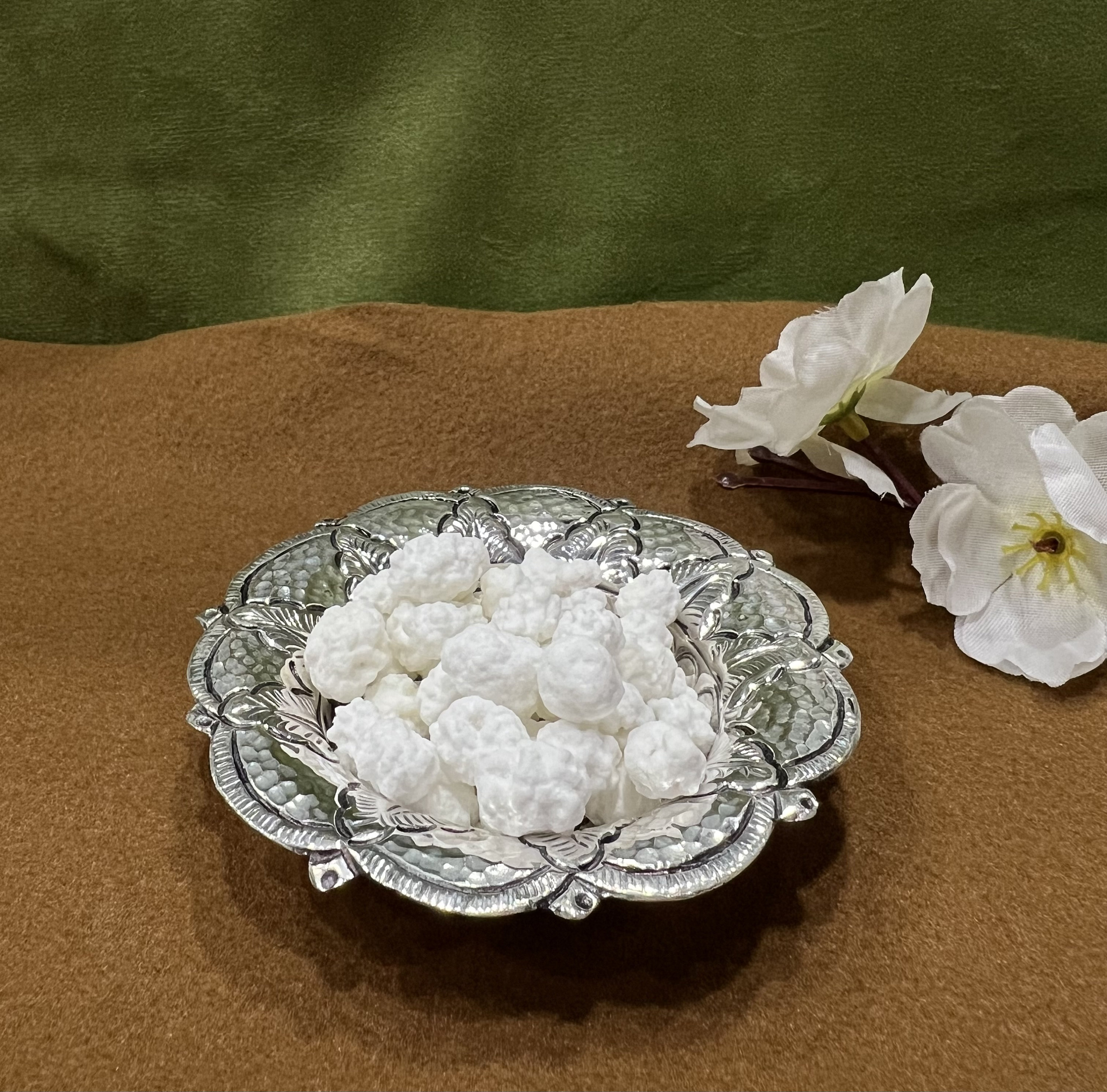 Mini Pooja Plate Pure 92.5 Silver - Etsy