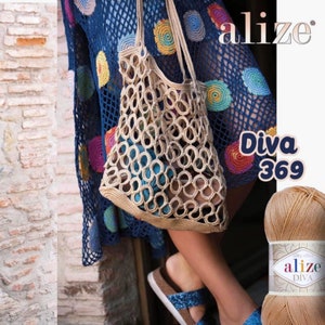 Alize Diva, Microacrylic Yarn, Amigurumi Yarn, Silky Effect Sport Yarn ...