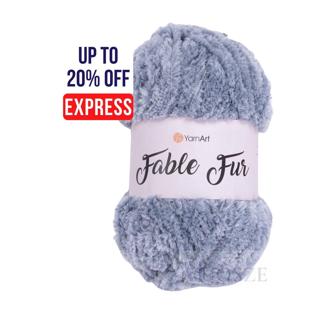 Yarnart Fable Fur: Soft Bulky Plush Yarn for Knitting & Crochet - Etsy