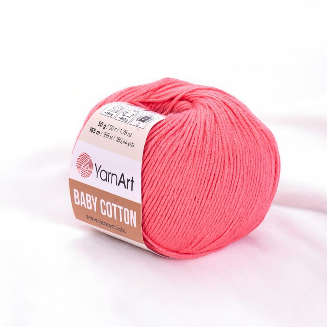 Yarnart Baby Cotton Yarn for Knitting Amigurumi Doll Baby Lanas Crochet ...