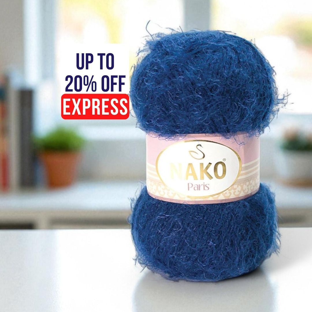 Nako Paris Mohair Knitting Yarn - Amigurumi, Baby Knitwear, Accessory ...