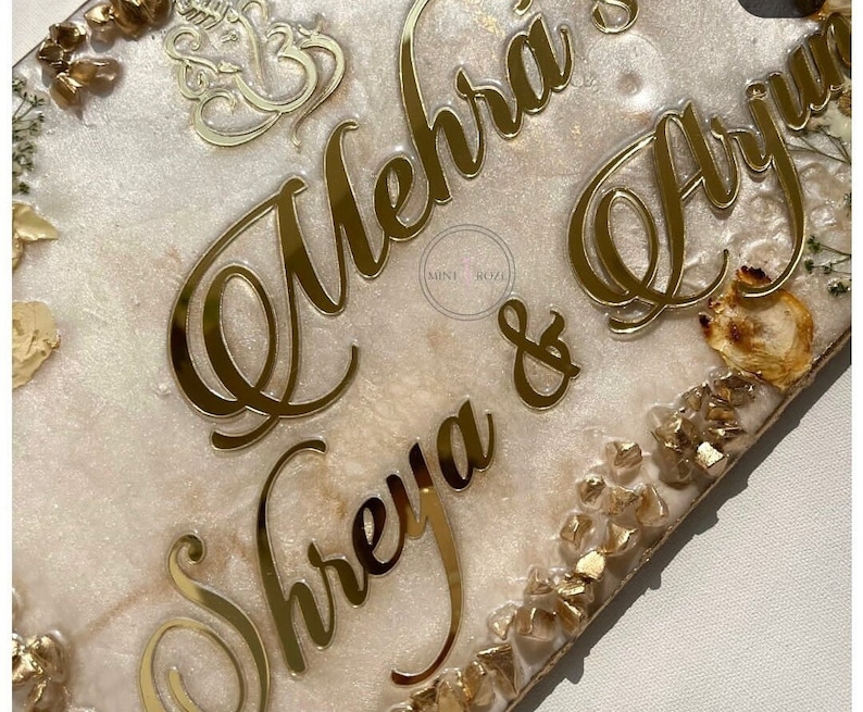 Resin Name Plate - Etsy
