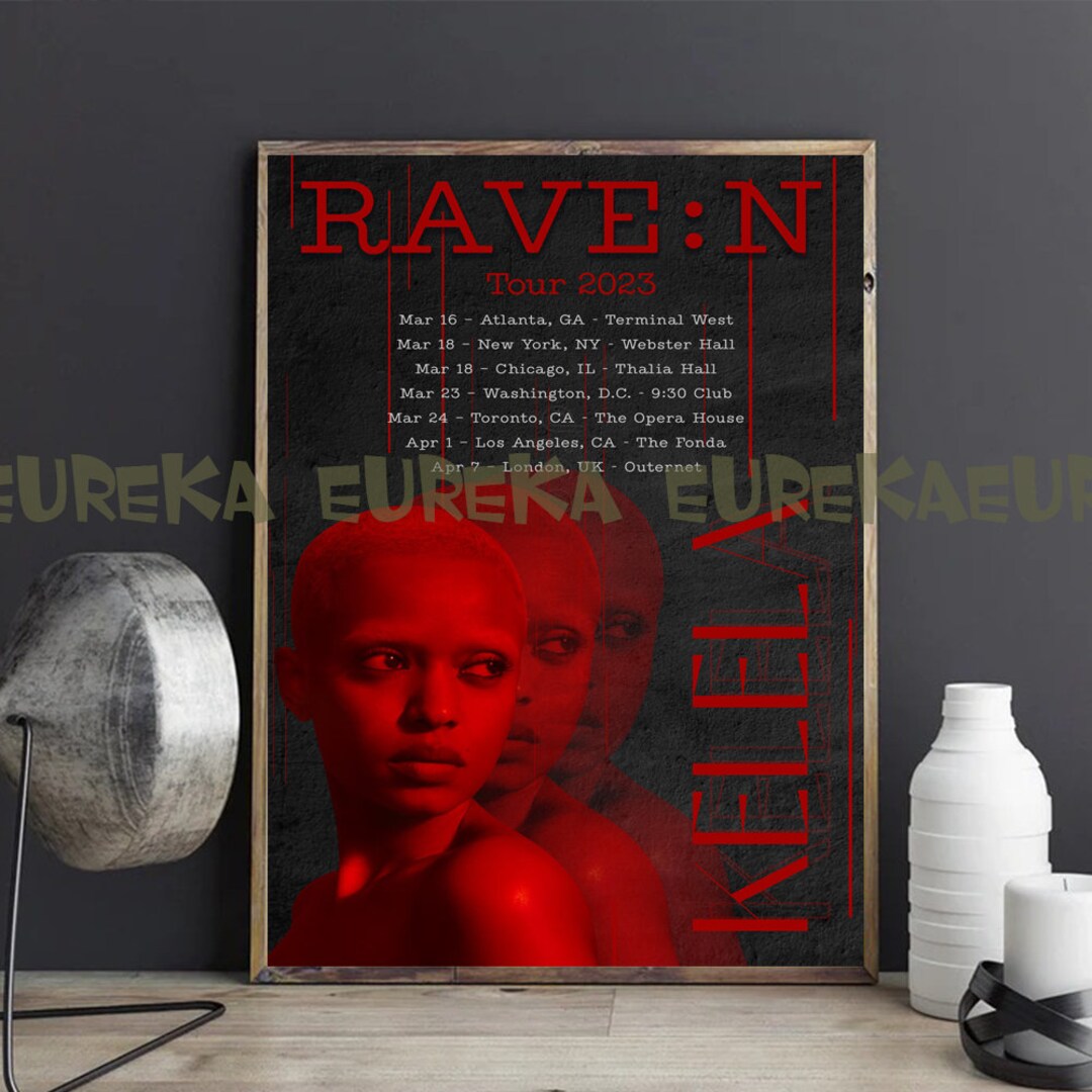 Raven Kelela Tour 2023 Poster - Etsy