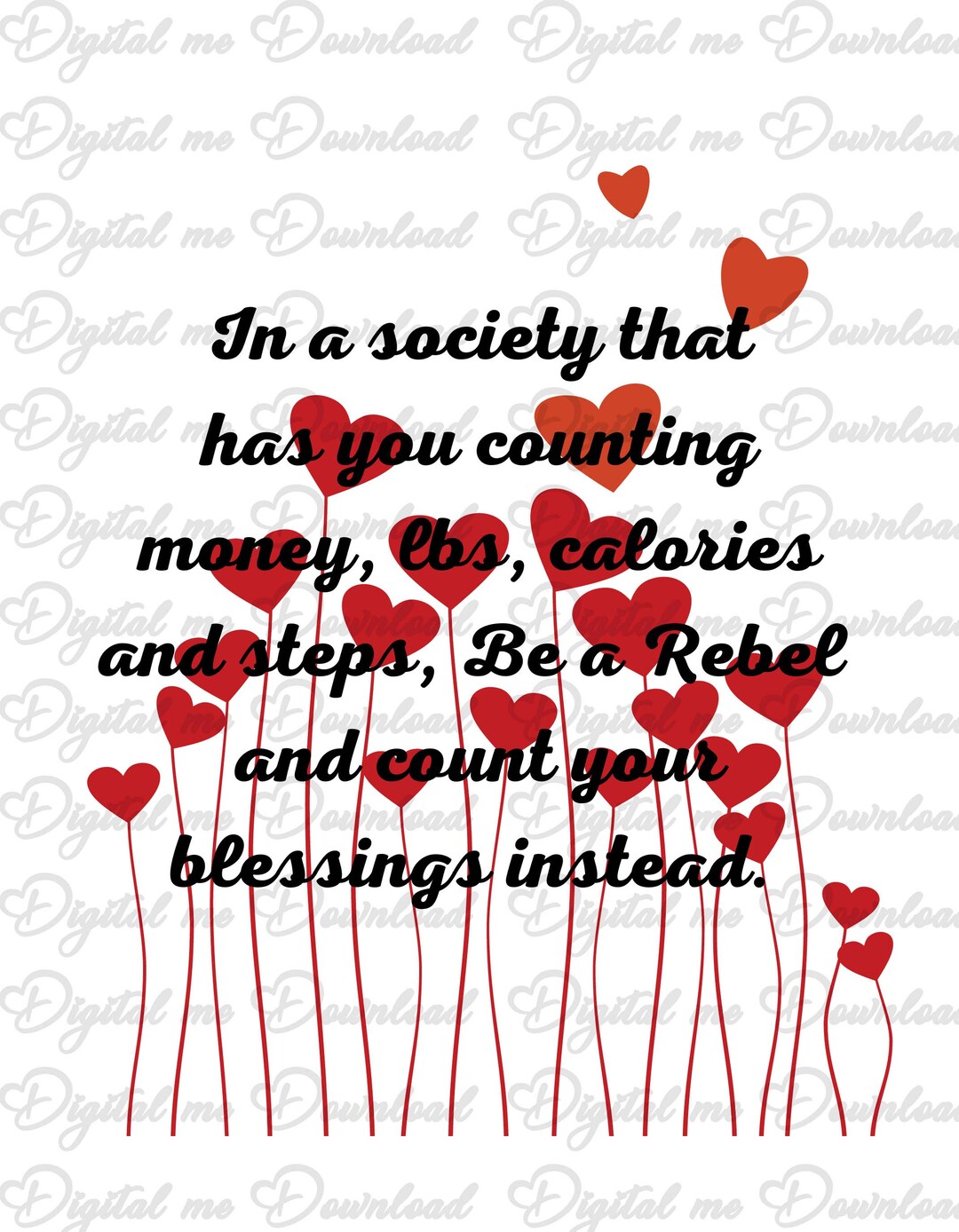 Heart - Count Your Blessings Instant Digital Download - Svg, Png, Dxf ...
