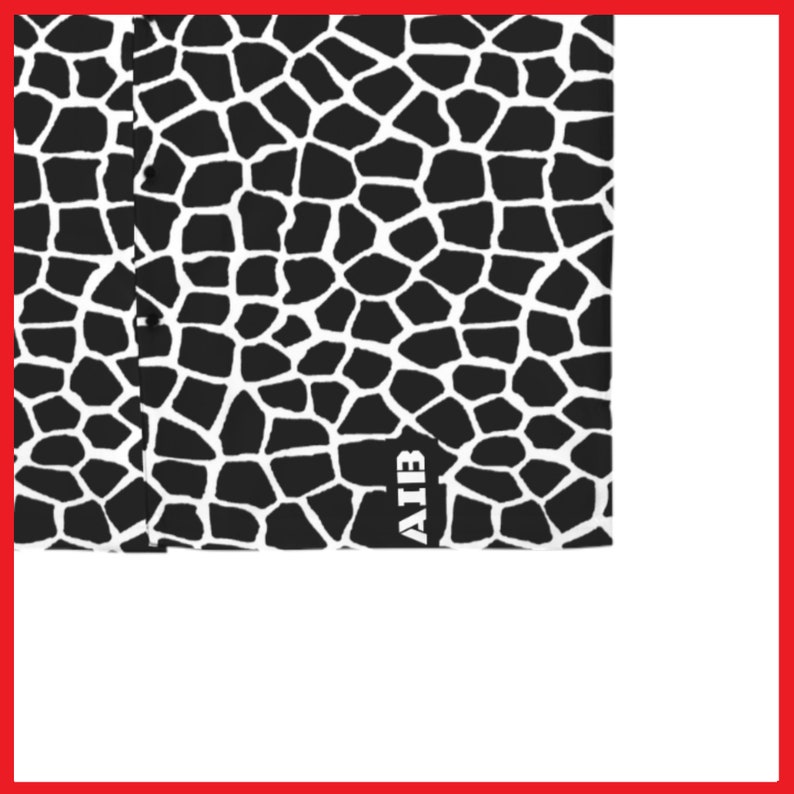 Alice in Borderland Inspired Niragi Black Giraffe Print Hawaiian Shirt ...