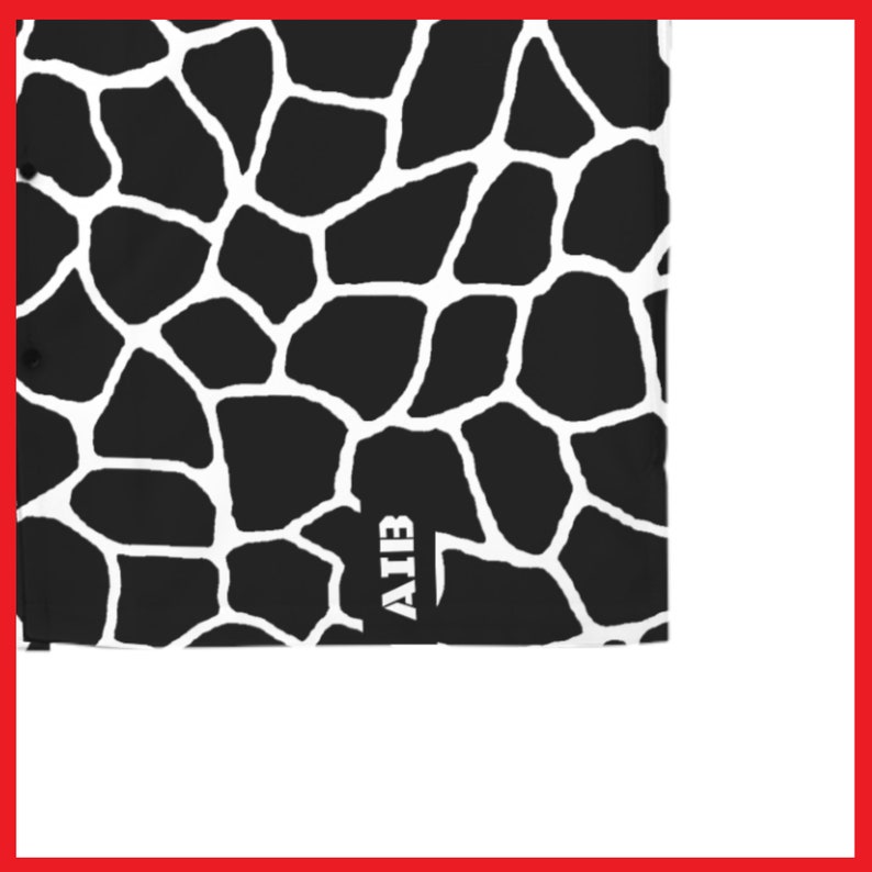 Alice in Borderland Inspired Niragi Black Giraffe Print - Etsy