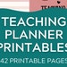 The Ultimate Academic Year Teacher Planner: Organize Your Lessons ...