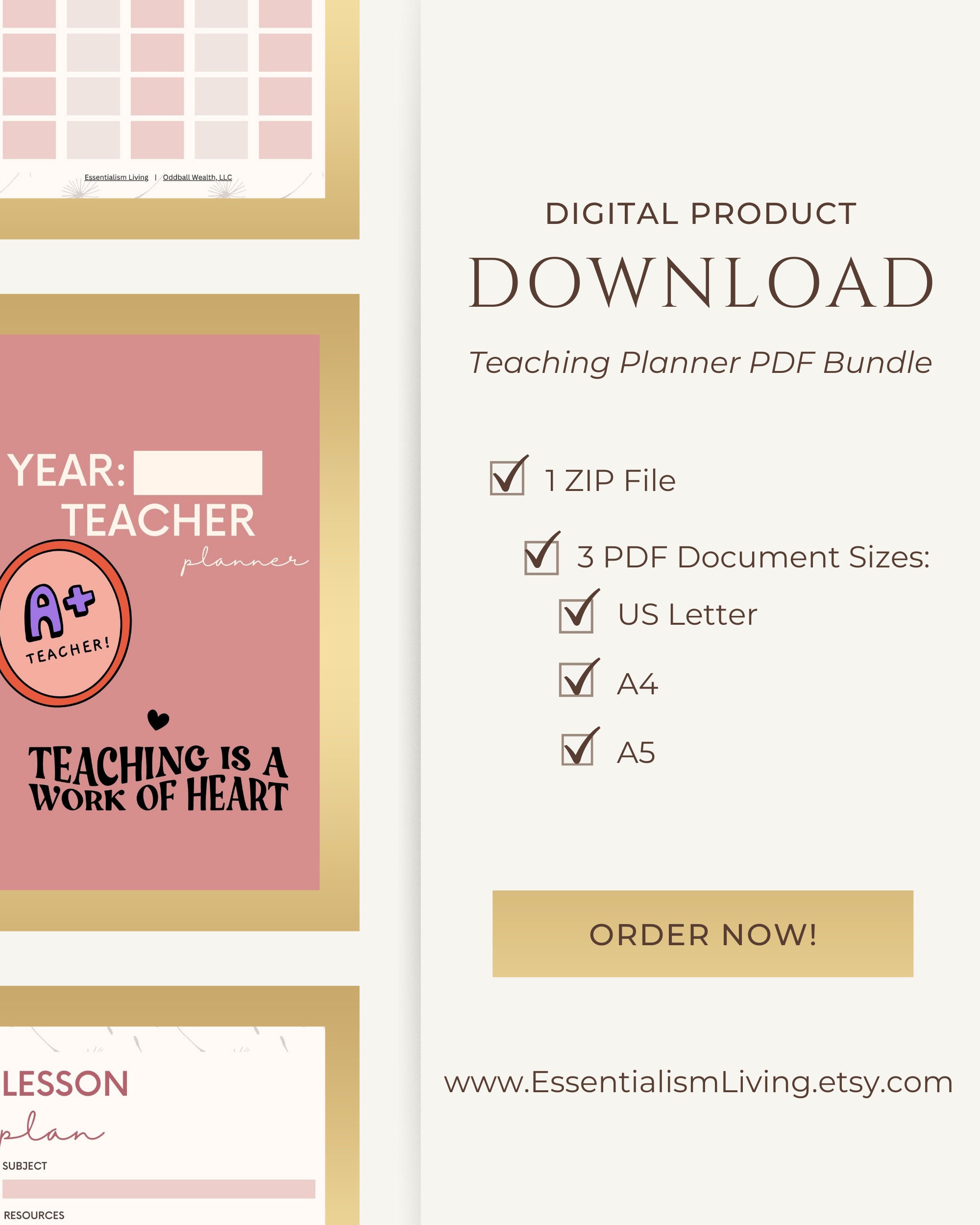 The Ultimate Academic Year Teacher Planner: Organize Your Lessons ...