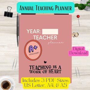 The Ultimate Academic Year Teacher Planner: Organize Your Lessons ...