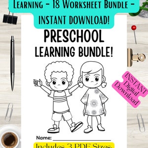 Preschool Workbook, Preschool Printables, Preschool Worksheets ...