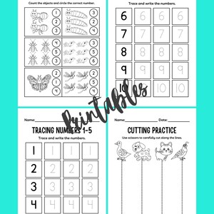 Preschool Workbook, Preschool Printables, Preschool Worksheets ...
