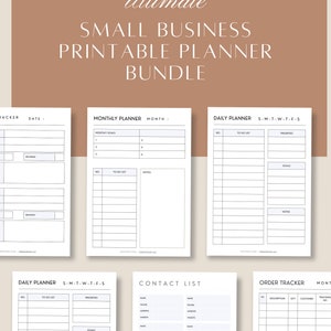 Small Business Planner Bundle: Printable Business Organizer (digital ...