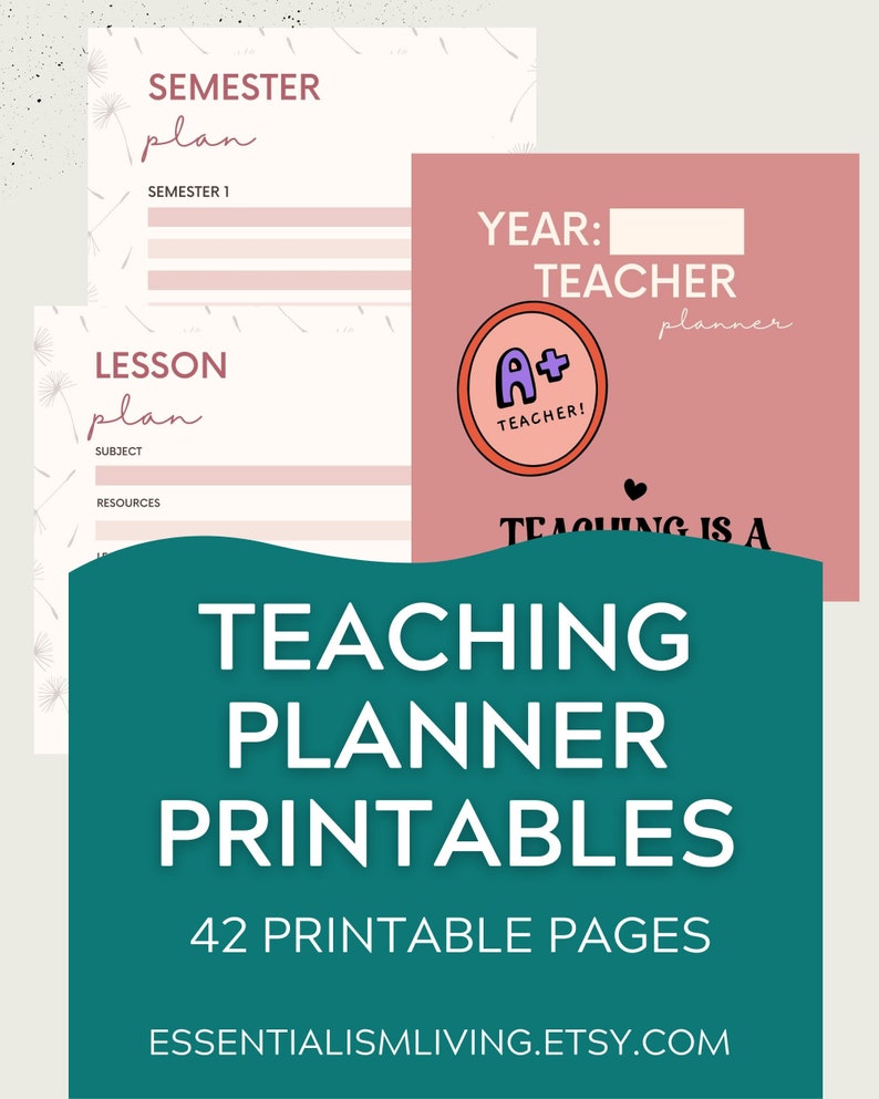 The Ultimate Academic Year Teacher Planner: Organize Your Lessons ...