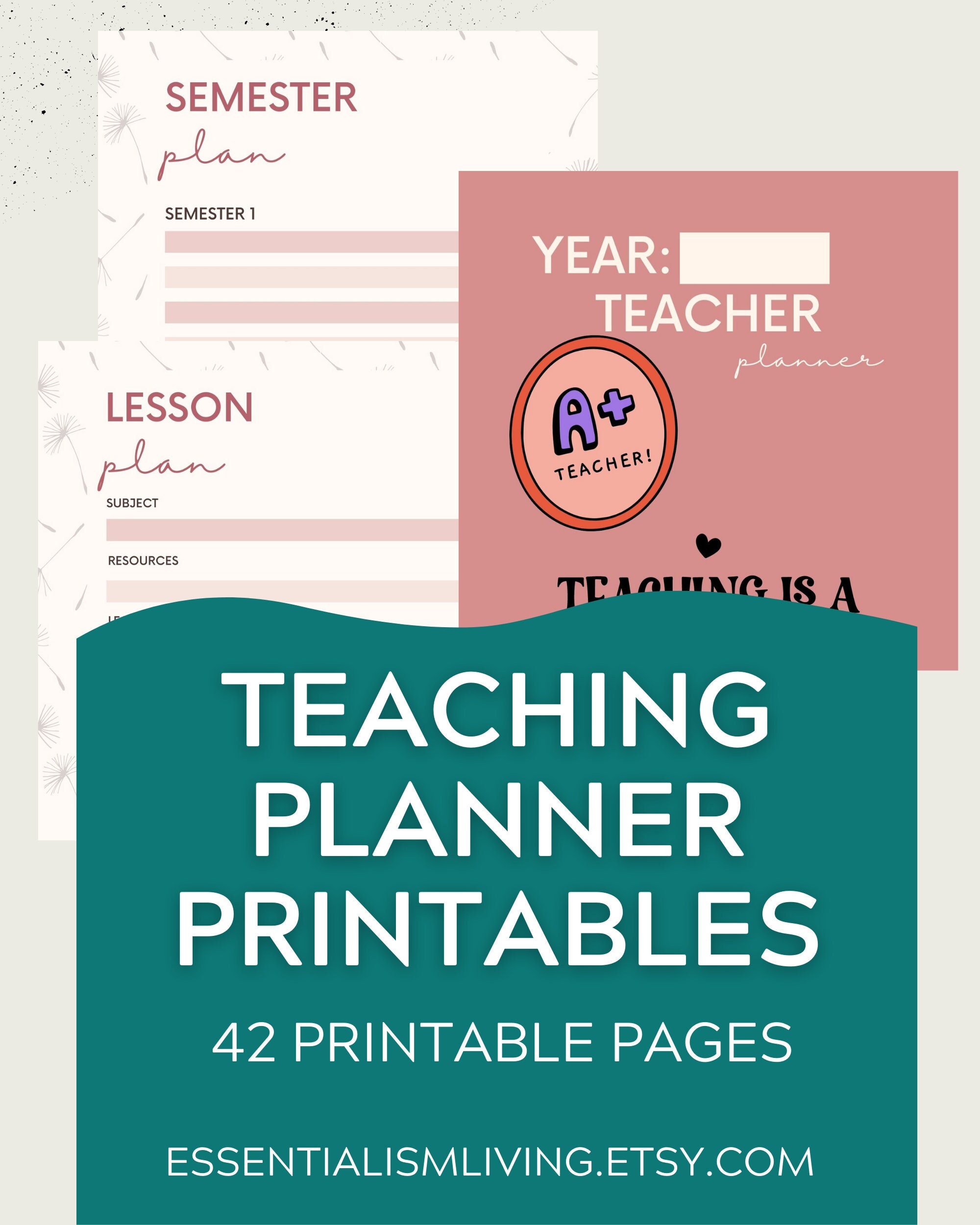 The Ultimate Academic Year Teacher Planner: Organize Your Lessons ...