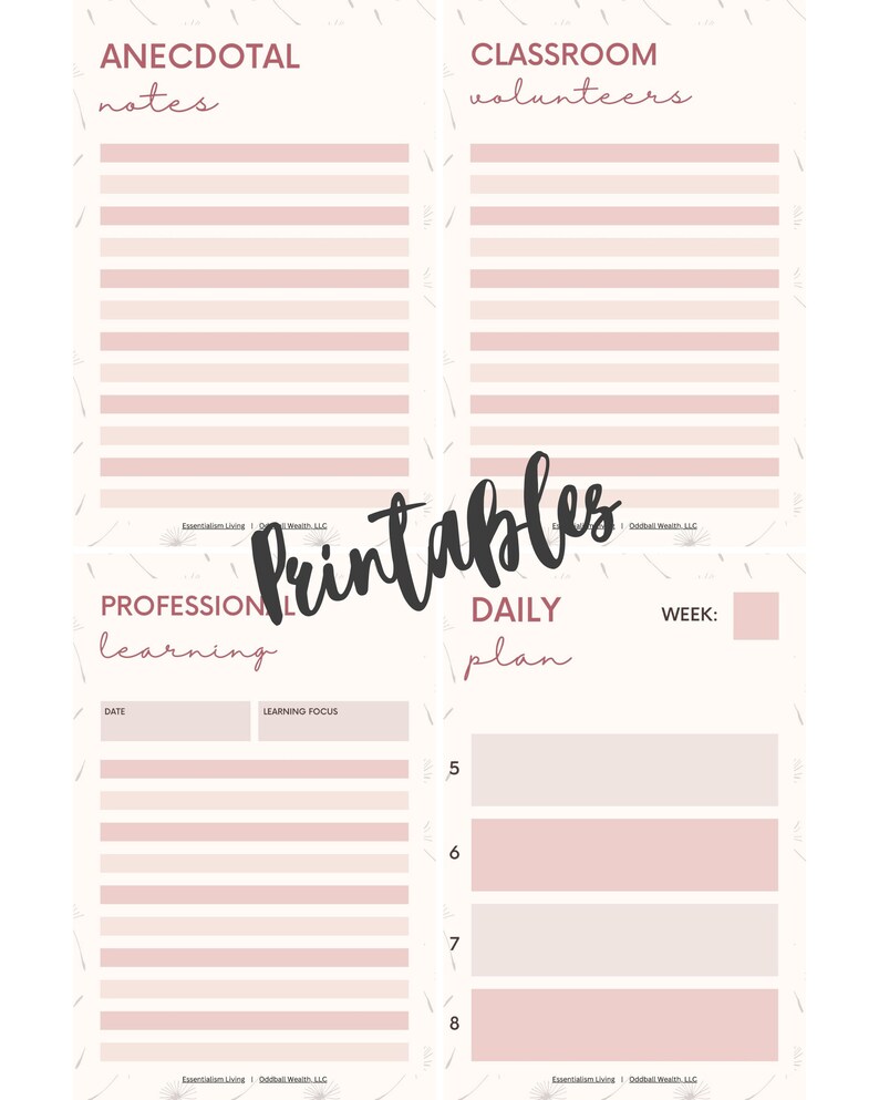 The Ultimate Academic Year Teacher Planner: Organize Your Lessons ...