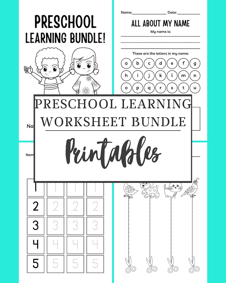 Preschool Workbook, Preschool Printables, Preschool Worksheets ...