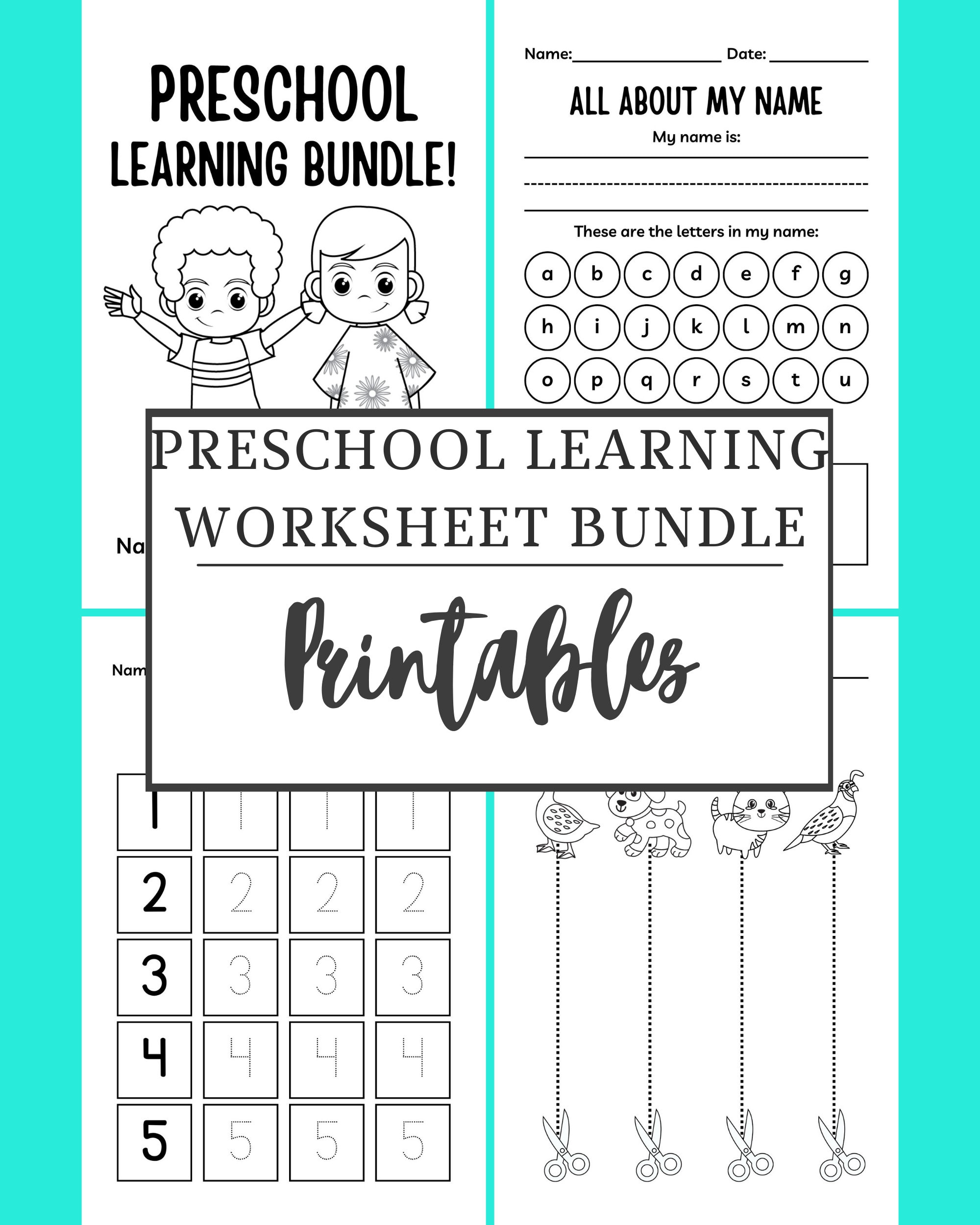 Preschool Workbook, Preschool Printables, Preschool Worksheets ...