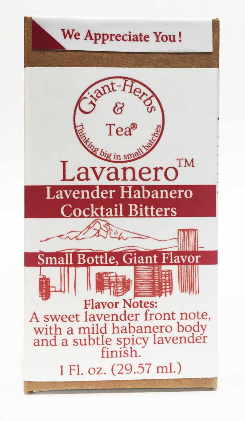 Lavanero Cocktail Bitters lavender Habanero - Etsy