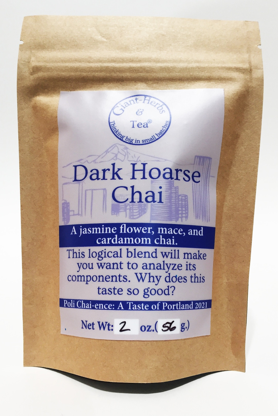 Dark Hoarse Chai (jasmine Flower, Mace, and Cardamom) - Etsy