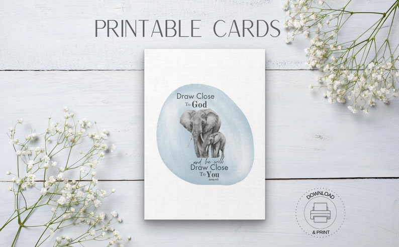 JW Printable Greeting Card/draw Close to Jehovah /bible Scripture Card ...