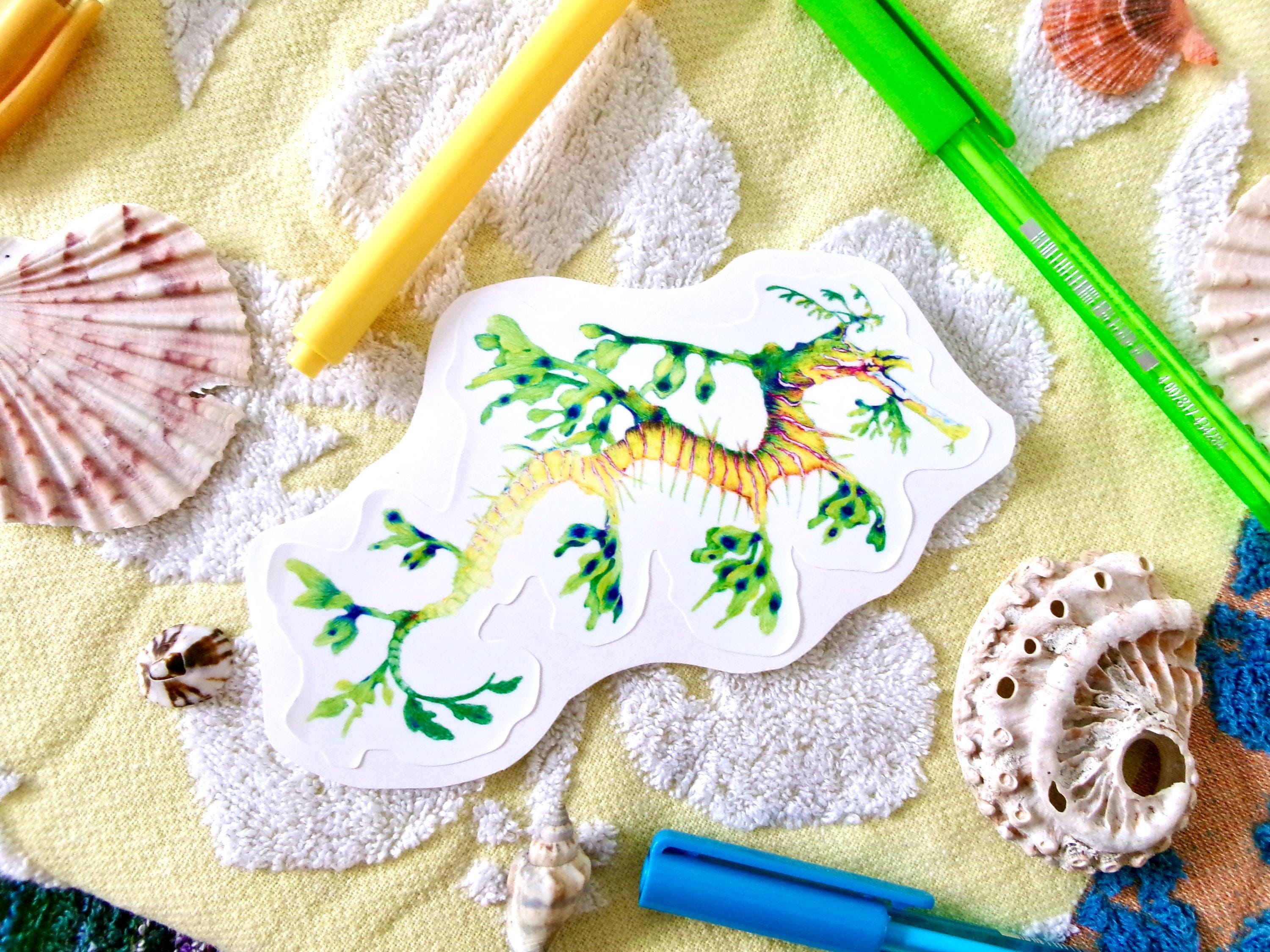 Leafy Sea Dragon Sticker - Etsy