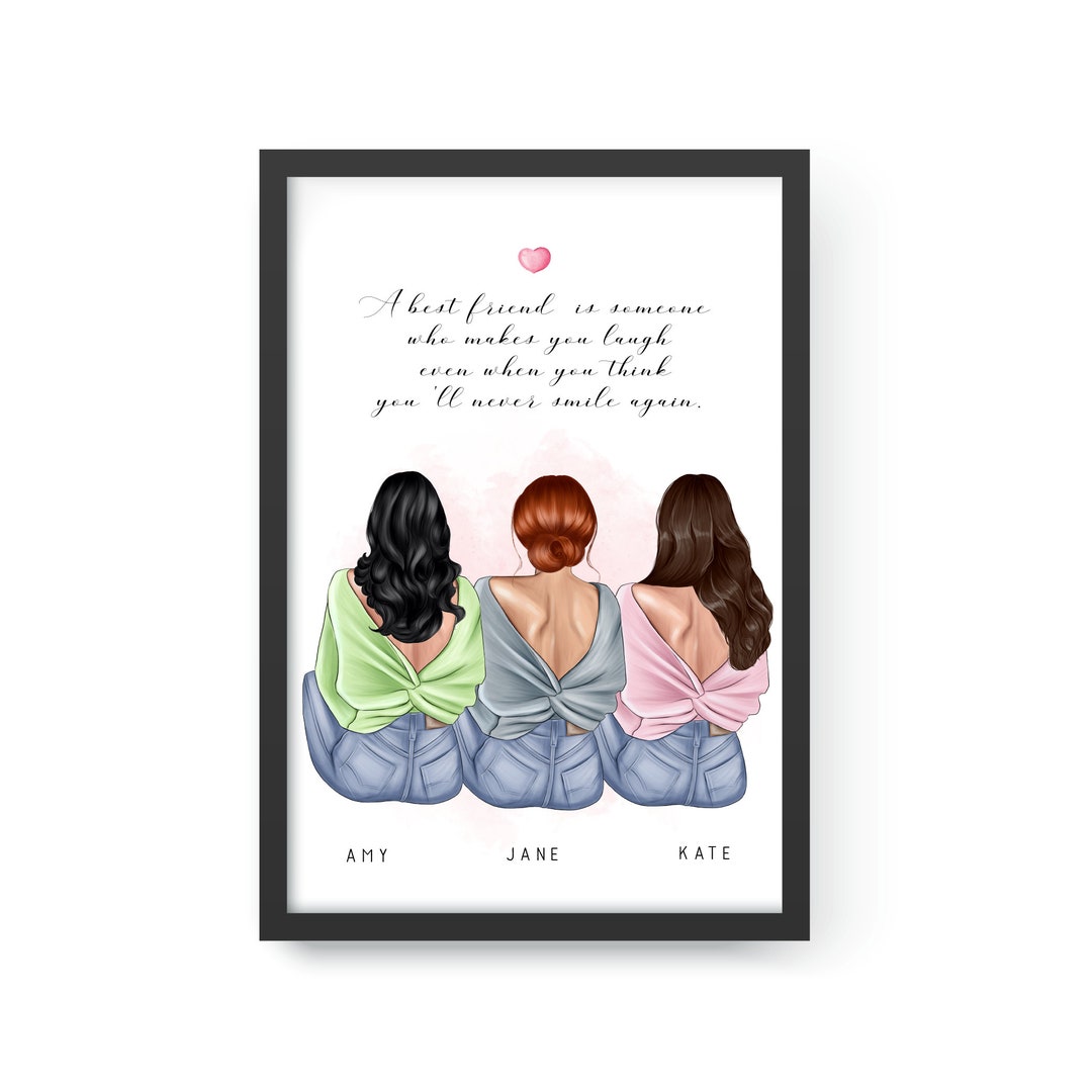 Personalized Best Friends Gift Ideas, Birthday Gift for Friend ...