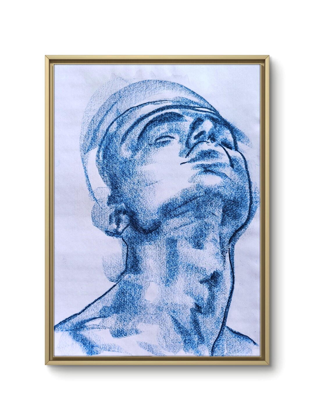 Saint Peace Paper A4 Size Blue Pastel Elegant Chic Portrait Small ...