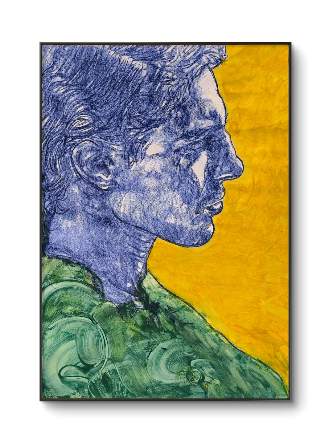 Original Draw - Summer Melancholy Art Painting Gouache Oil Pastel ...