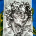 Original Draw - Giorgio Face Portrait Paper A3 Size Brown Oil Pastel ...