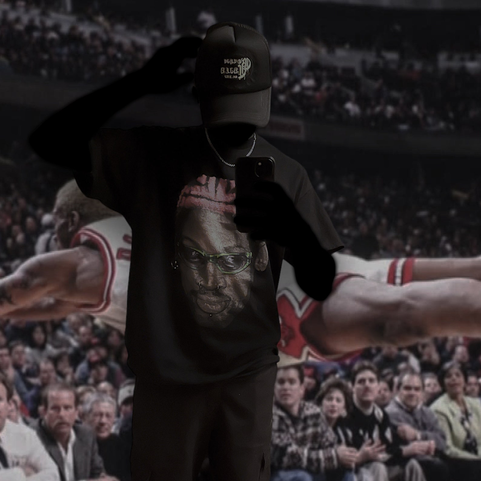 Dennis Rodman Homage Tee, Vintage Dennis Rodman Graphic Tee - Etsy