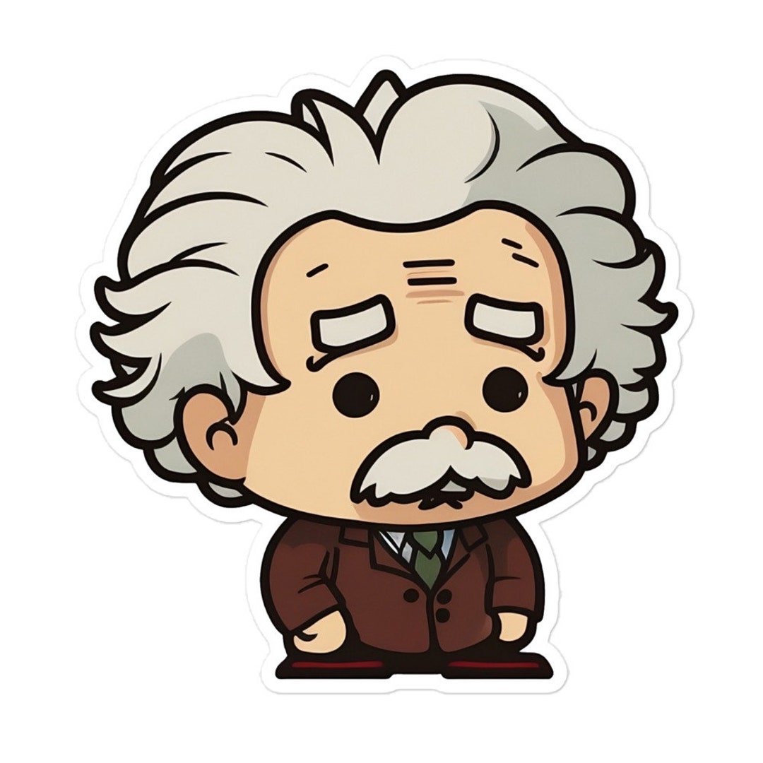 Albert Einstein Stickers Genius Art Einstein Fan - Etsy