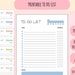 Printable to Do List, Instant Download, A4, US Letter, Template ...