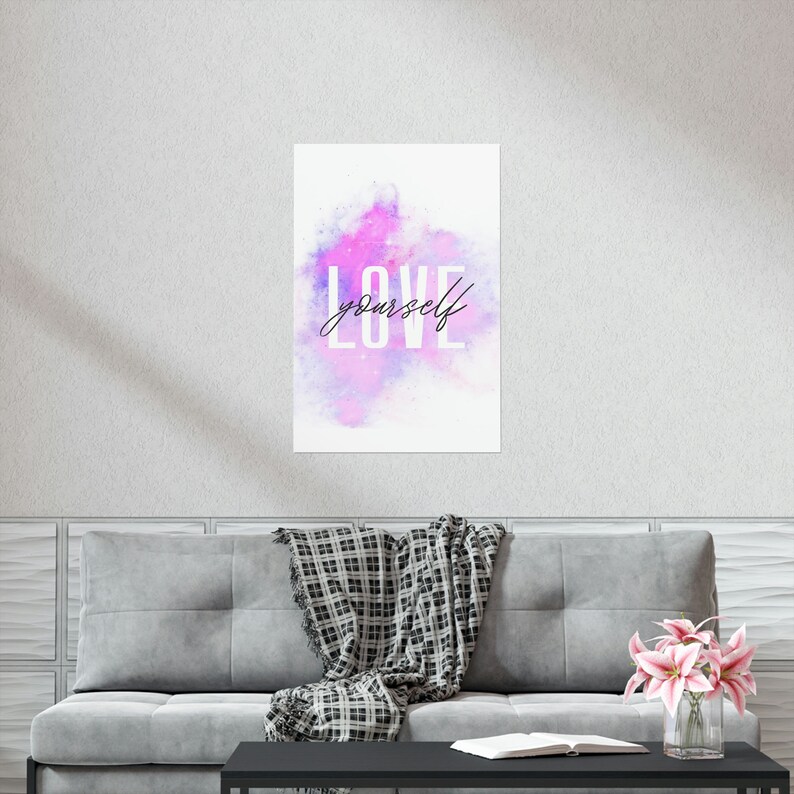 Love Yourself Posters - Etsy