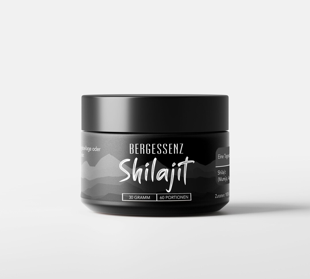 Shilajit - BERGESSENZ Mumijo Himalaya 30g Original - Made in Germany ...