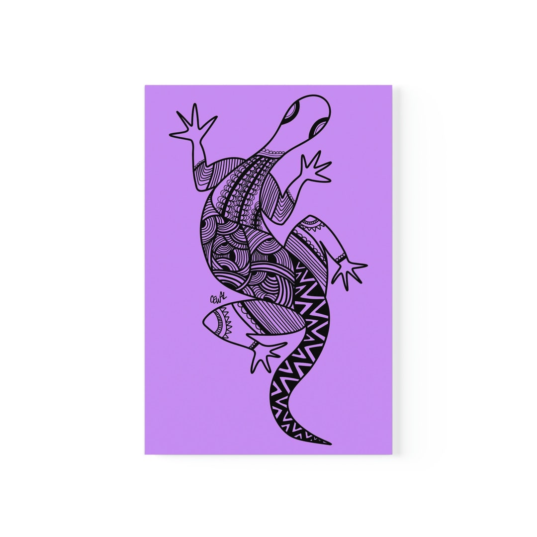 Purple Goanna Unframed Posters - Etsy