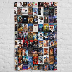 80s Movie Poster Wall Art Huge Printed Flag Featuring All the Best 1980 ...
