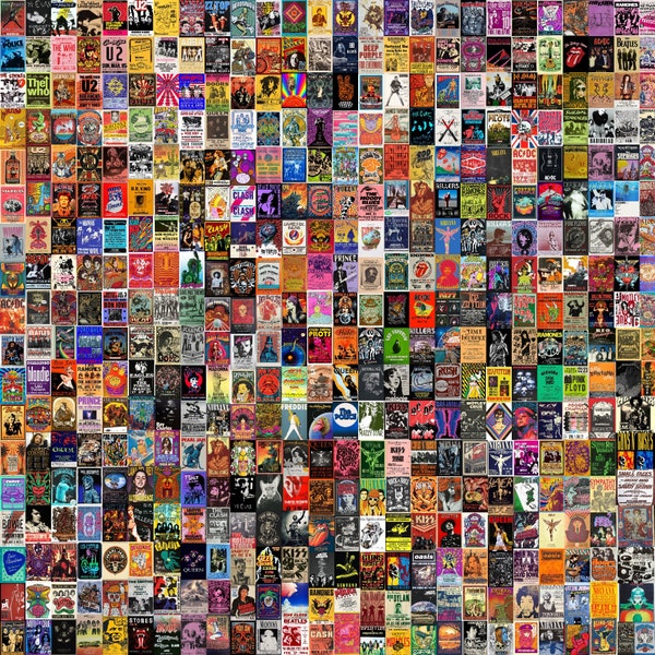 Rock Band Posters - Etsy