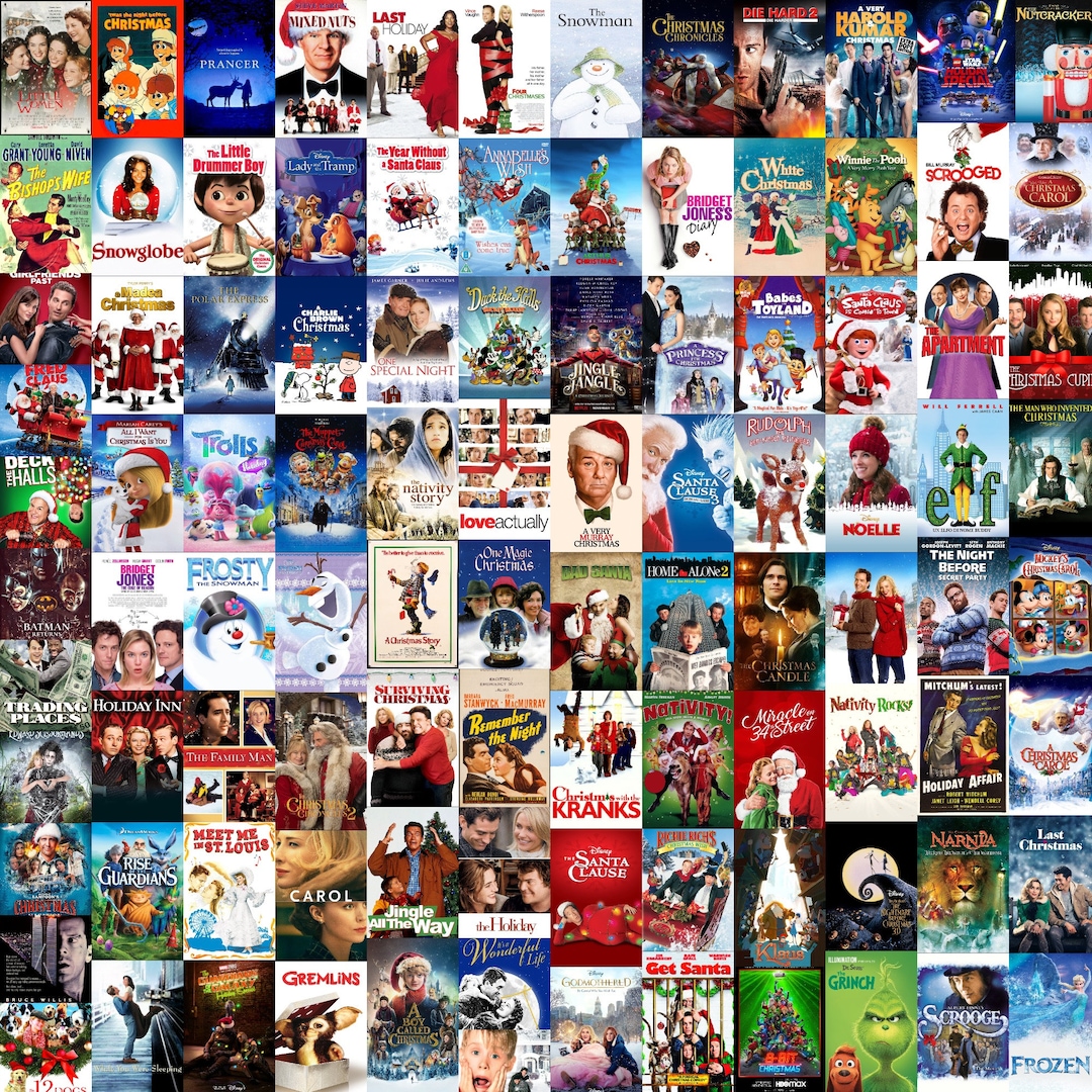 Christmas Movie Posters! 100 Classic Retro and Modern Movie Posters ...