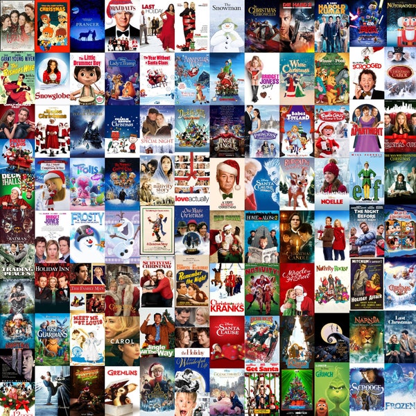 Christmas Movie Scenes Digital - Etsy