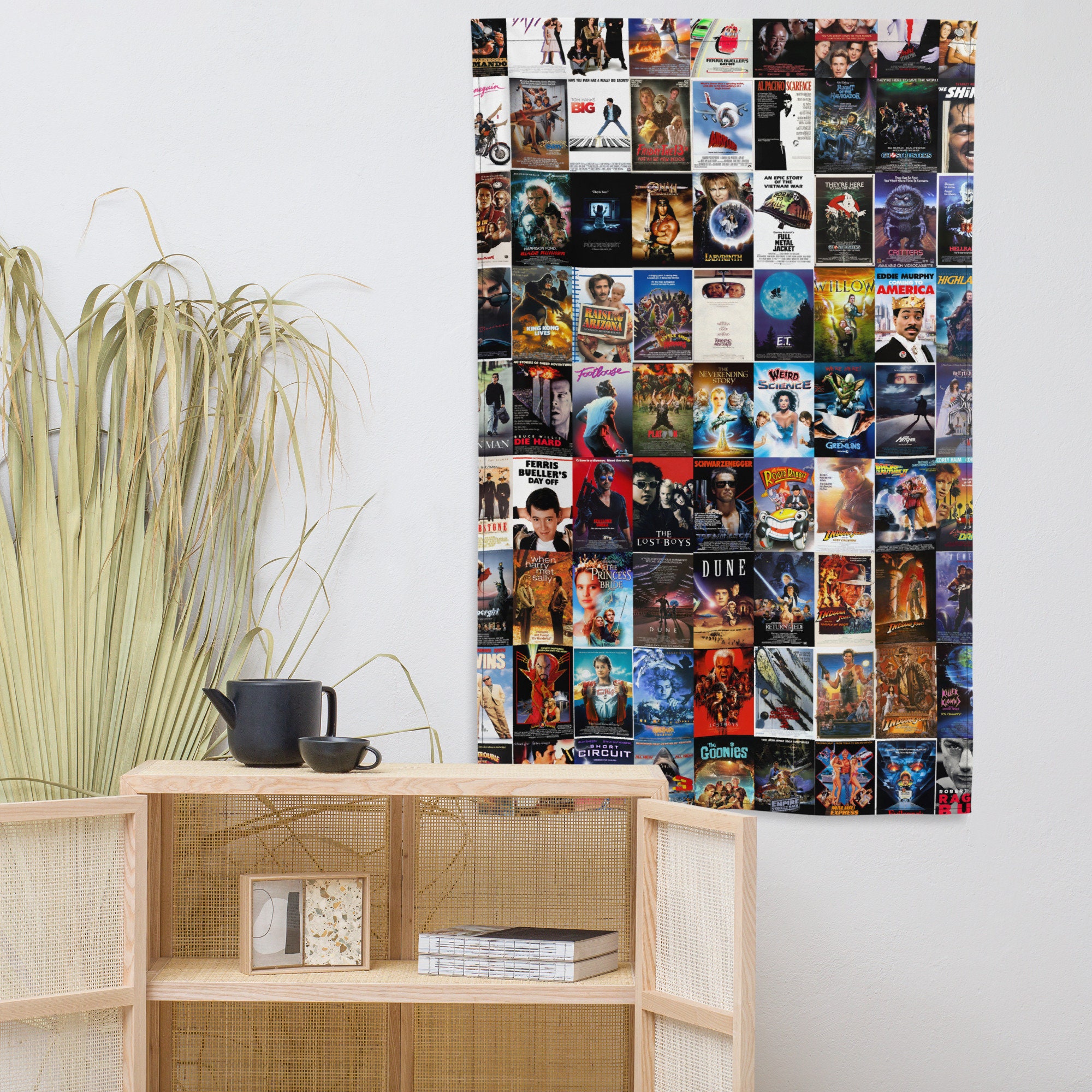 Vintage 1980s Movie Collage Flag - Etsy