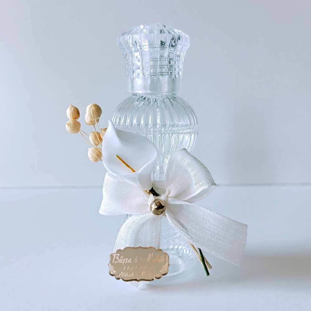 Gala Flower Cologne Bottle: Slim Waist, Wedding/party Favor (empty) - Etsy