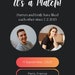 Tinder Match Design, Tinder Wedding Invitation, Tinder Style Invitation ...