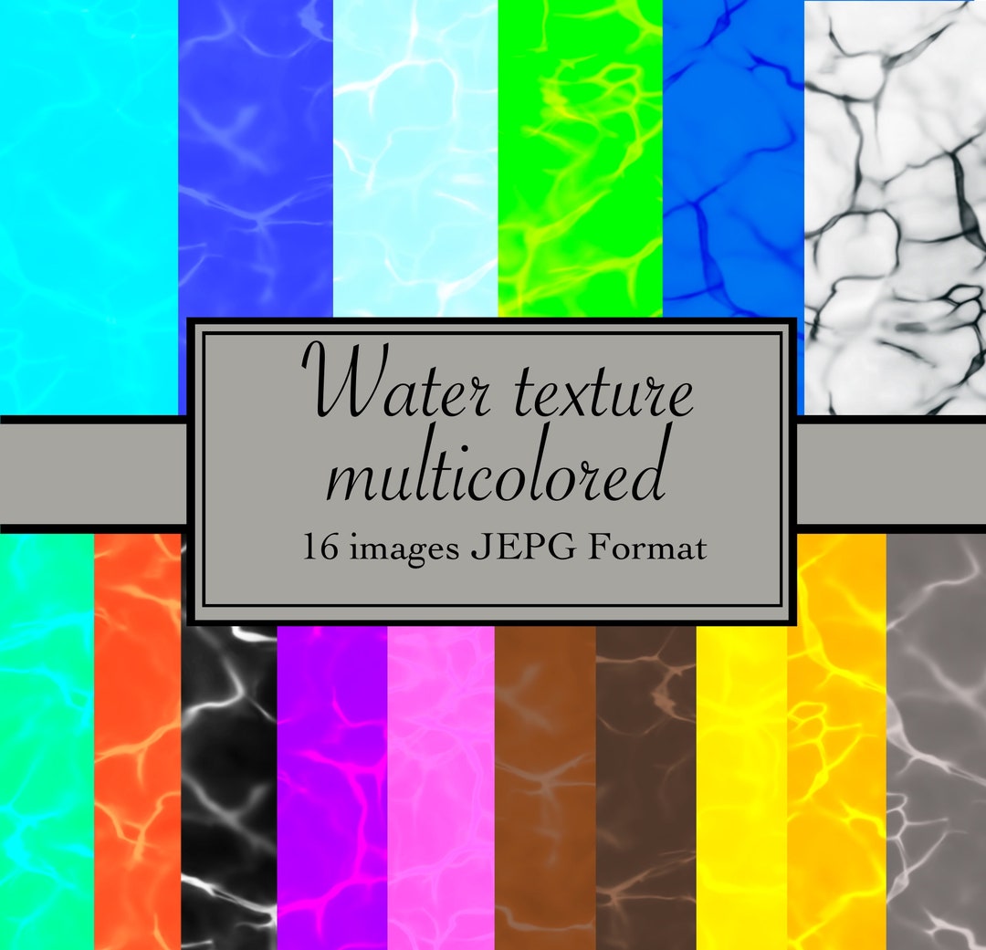 Water Texture Digital Paper Water Texture Printable Scrapbook - Etsy